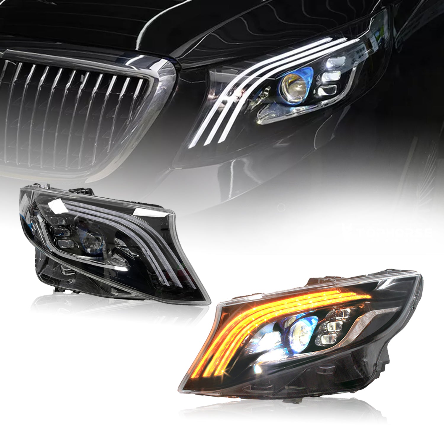 HCMOTION, Modified and Upgraded headlights, tail lights