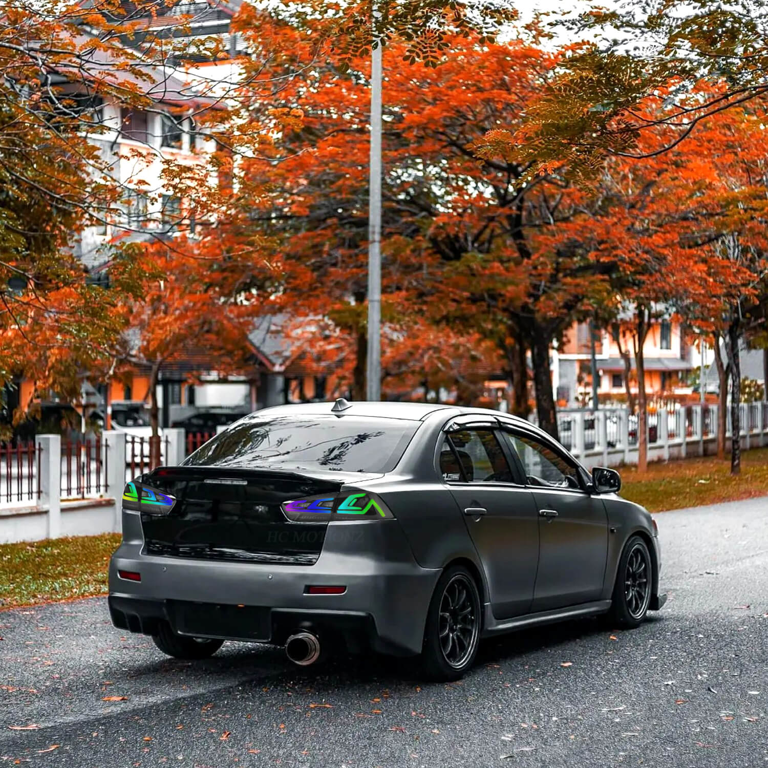 HCMOTION RGB Tail Lights For Mitsubishi Lancer 2008-2017 EVO X