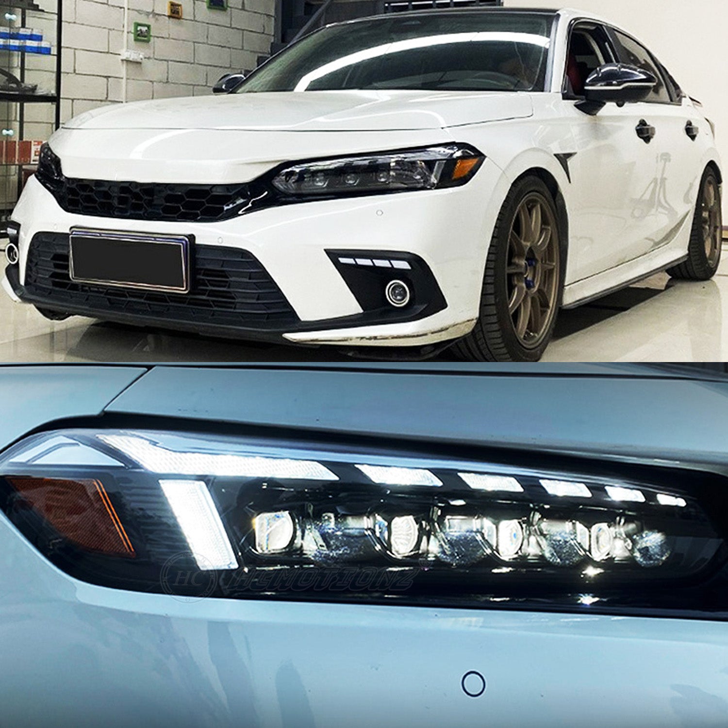 HCMOTION Honda Civic 2022-2023 LED Headlights